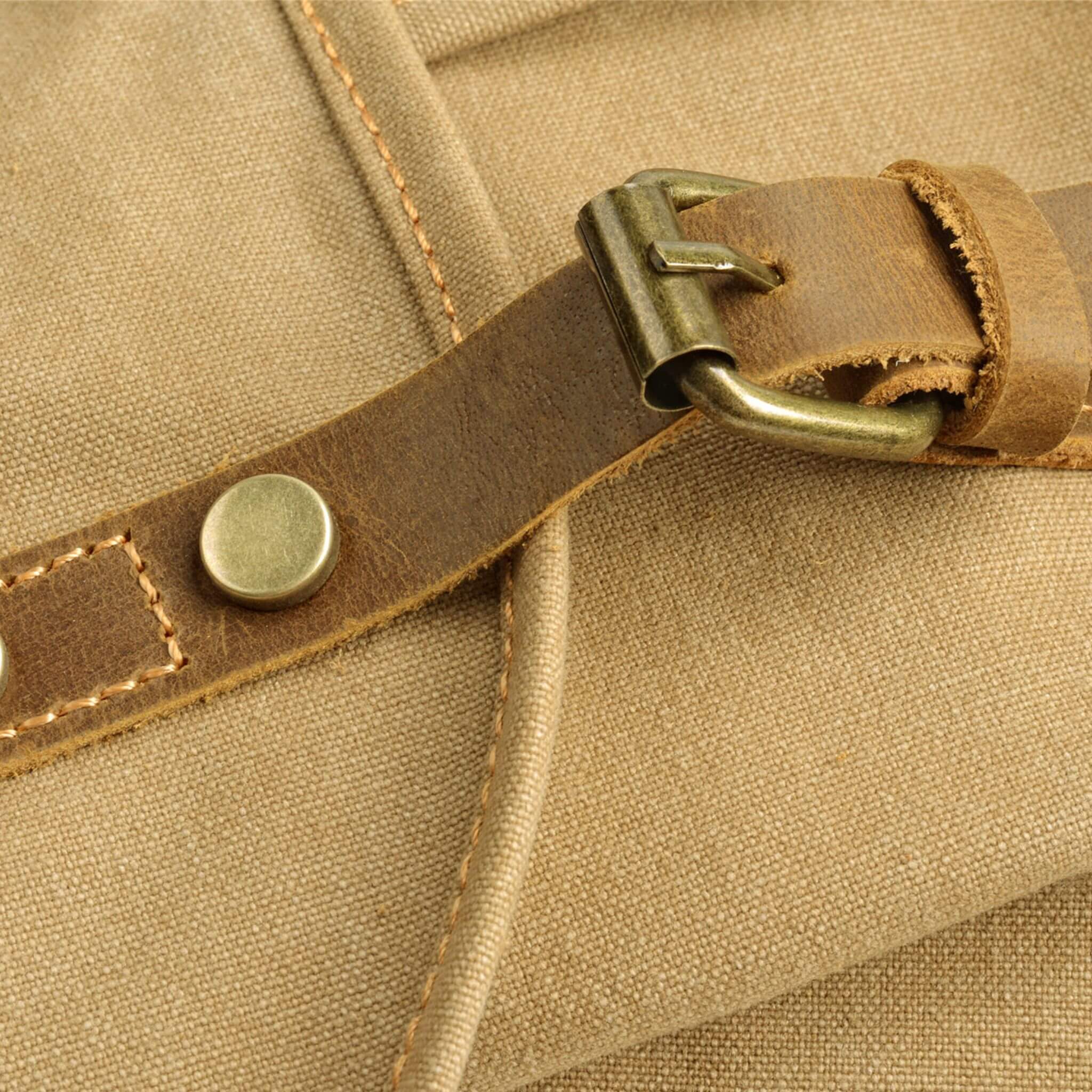Canvas School Backpack: Vintage Style and Durability – Western Leather ...