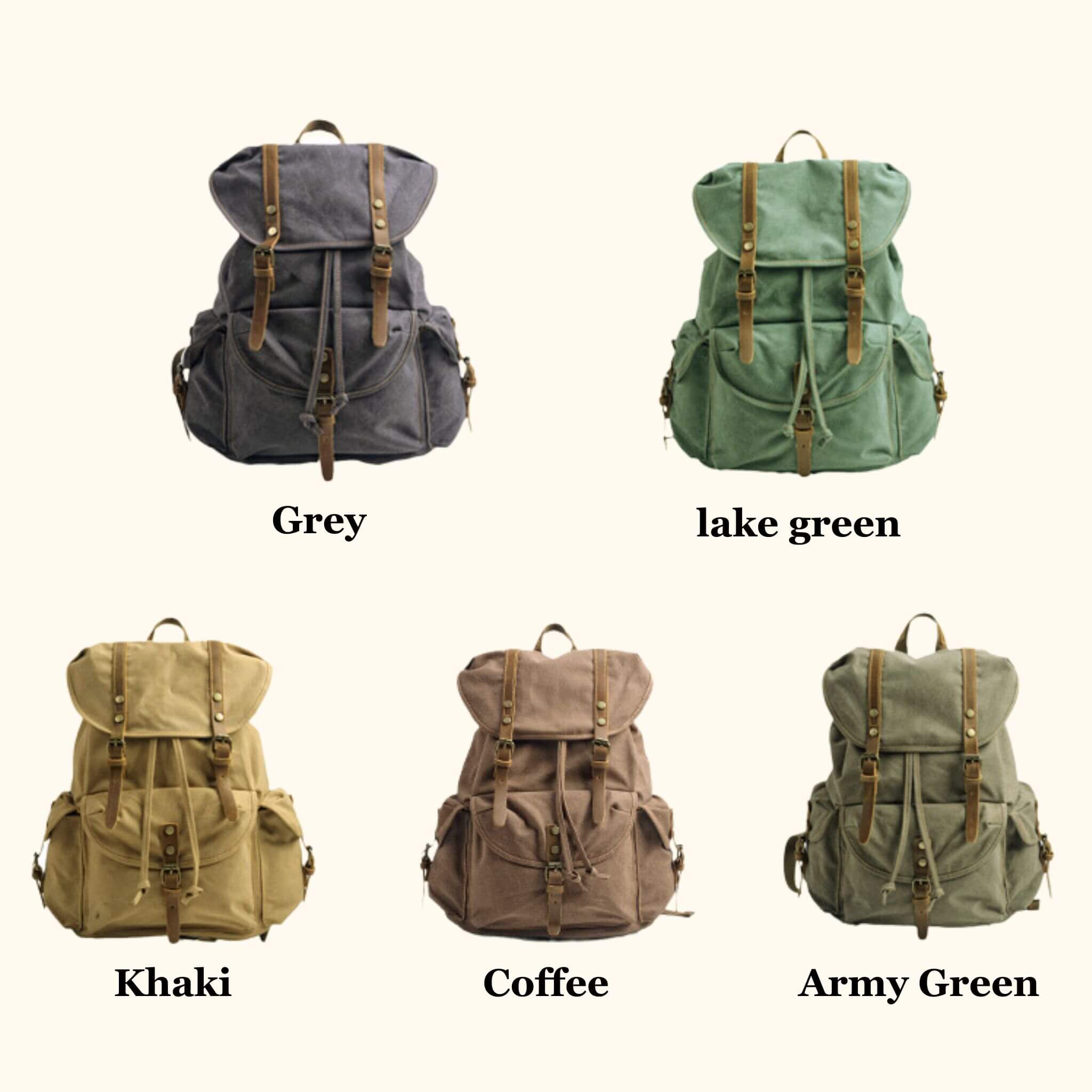 Canvas School Backpack: Vintage Style and Durability – Western Leather ...