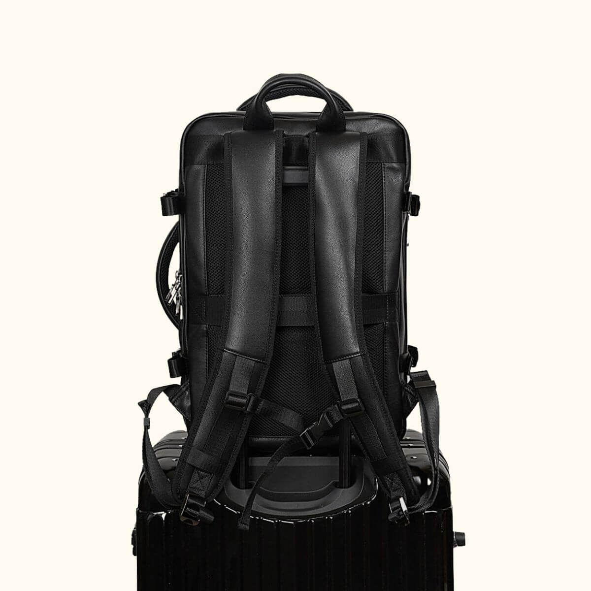 The Stetson Peak - Expandable Mens Leather Backpack – Western Leather Goods