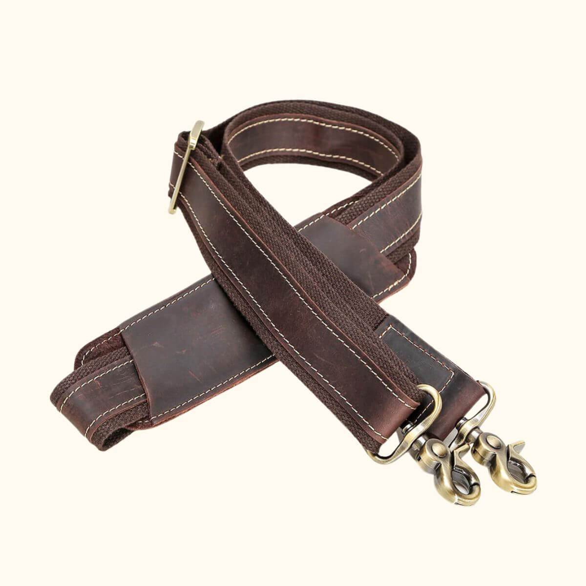 Wild West Leather Shoulder Strap: Rugged Comfort in Genuine Leather ...