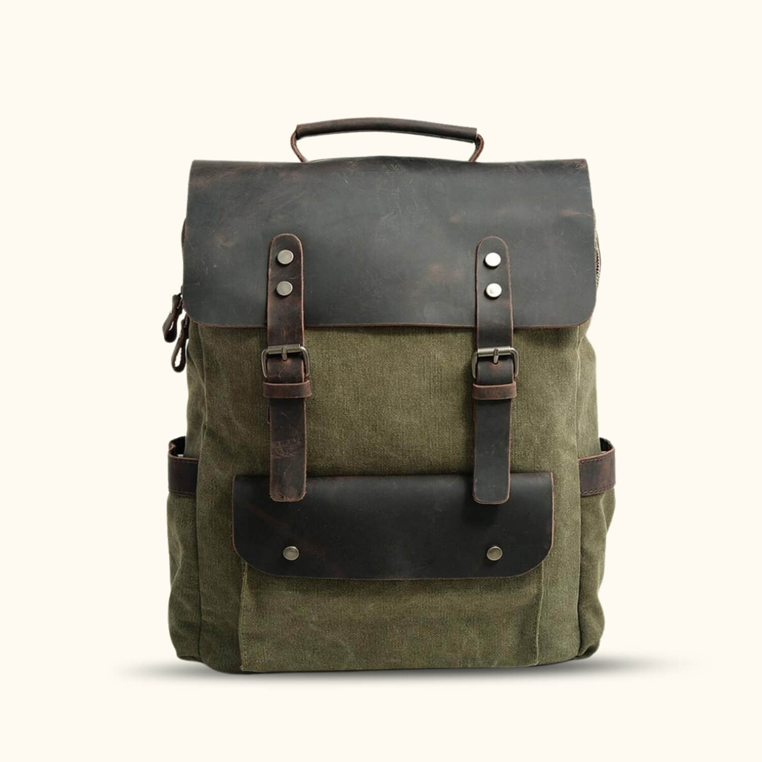 The Summiter - Canvas Laptop Backpack – Western Leather Goods