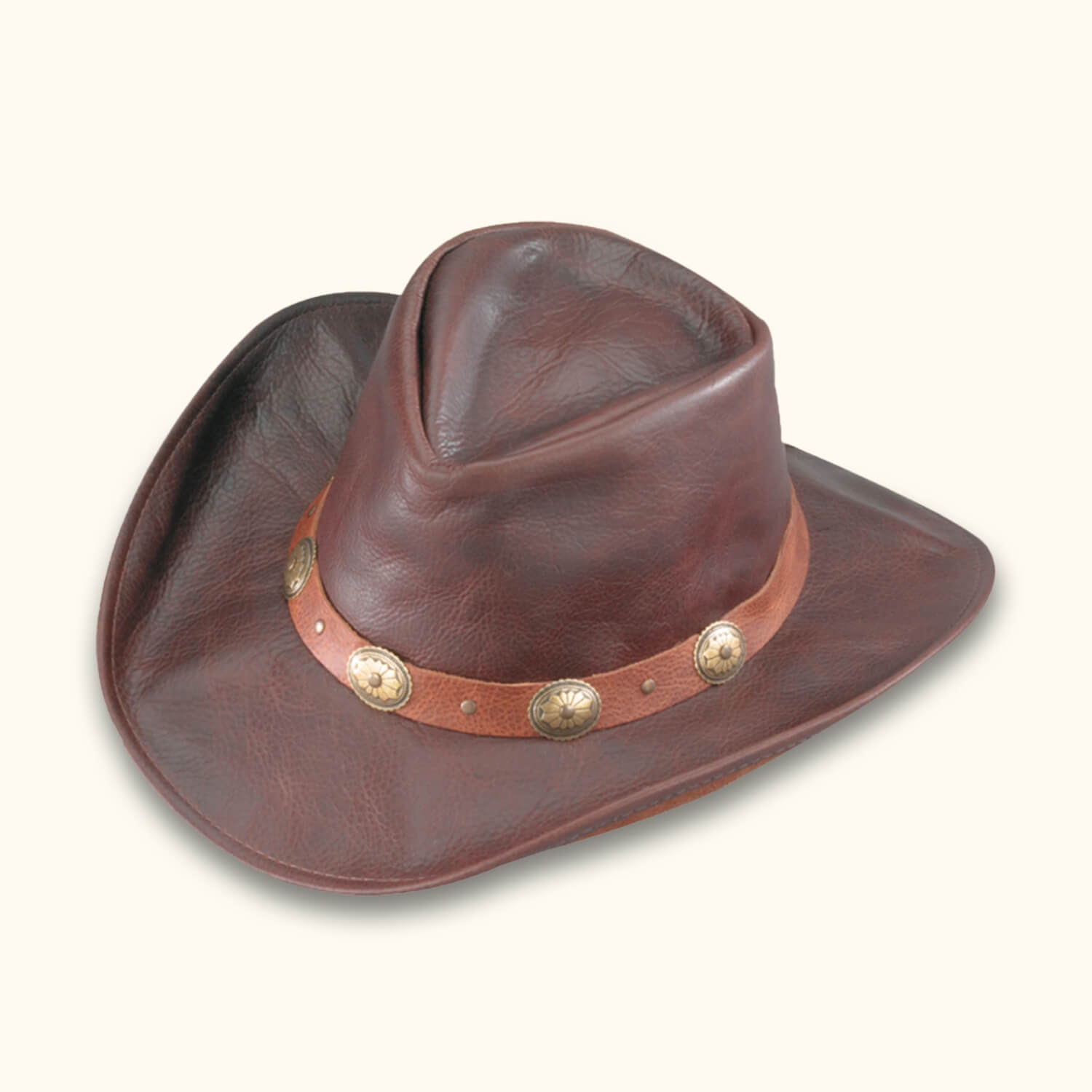 The Vestavia - Walker Hat: Western Style with Authentic Leather ...