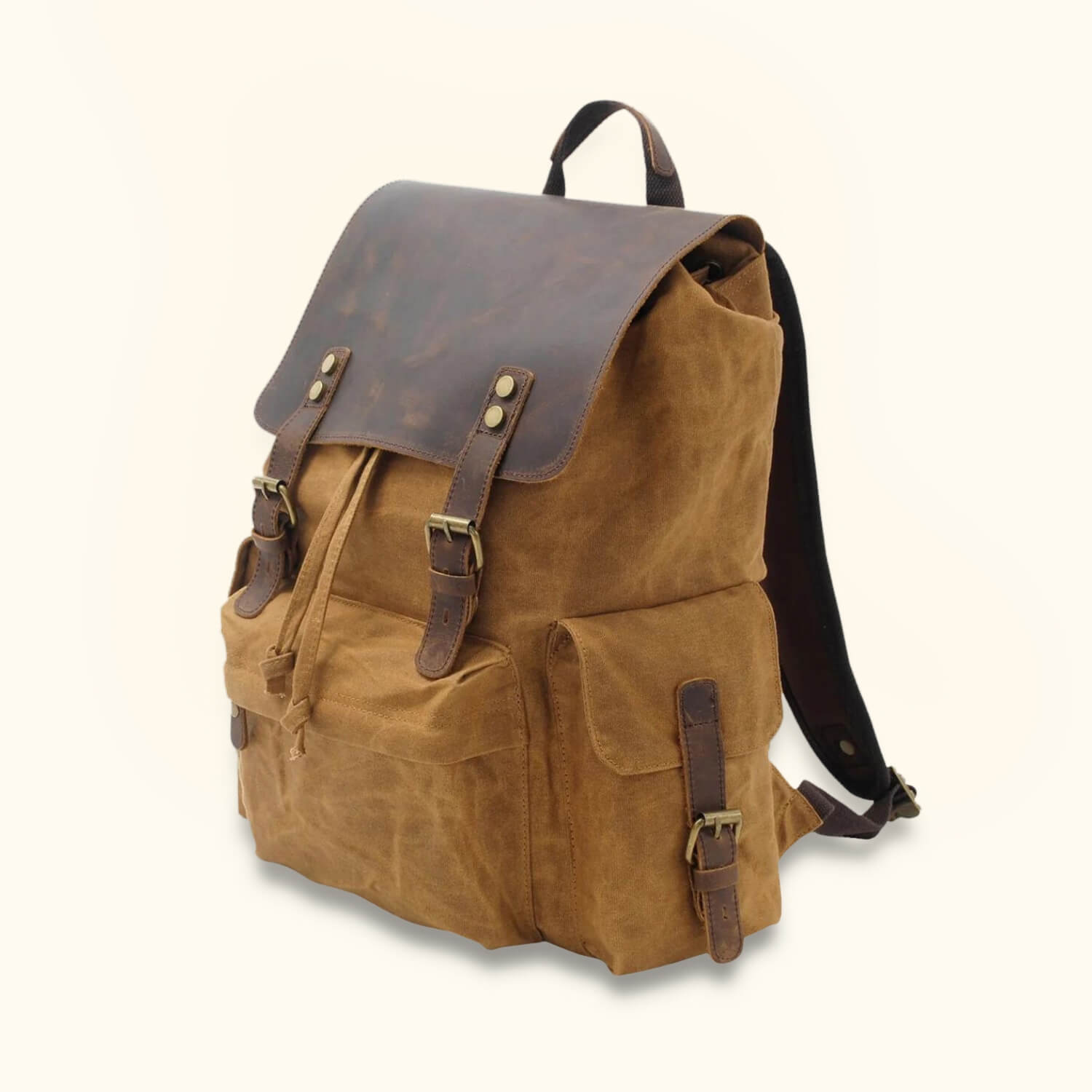 The Lone Star - Unisex Canvas Backpack | Adventure-ready Design ...