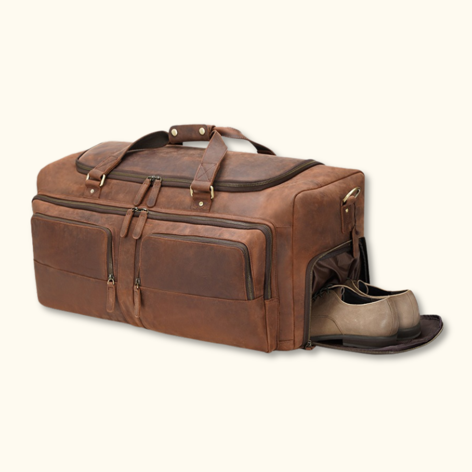 The Homesteader: Luxury Western Leather Duffel Bag | Timeless Style ...