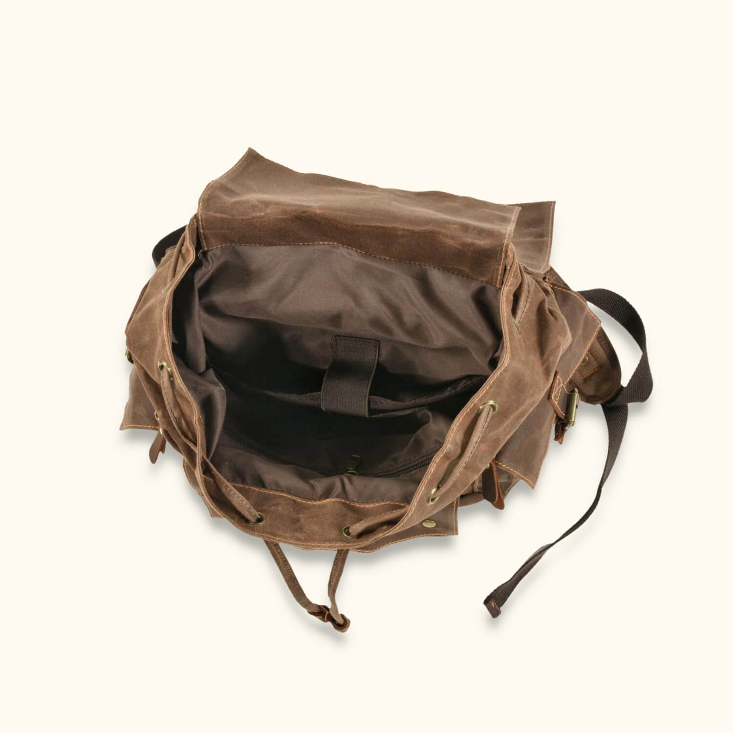 The Wanderlust" Canvas Travel Backpack: Vintage Style for Adventurous ...