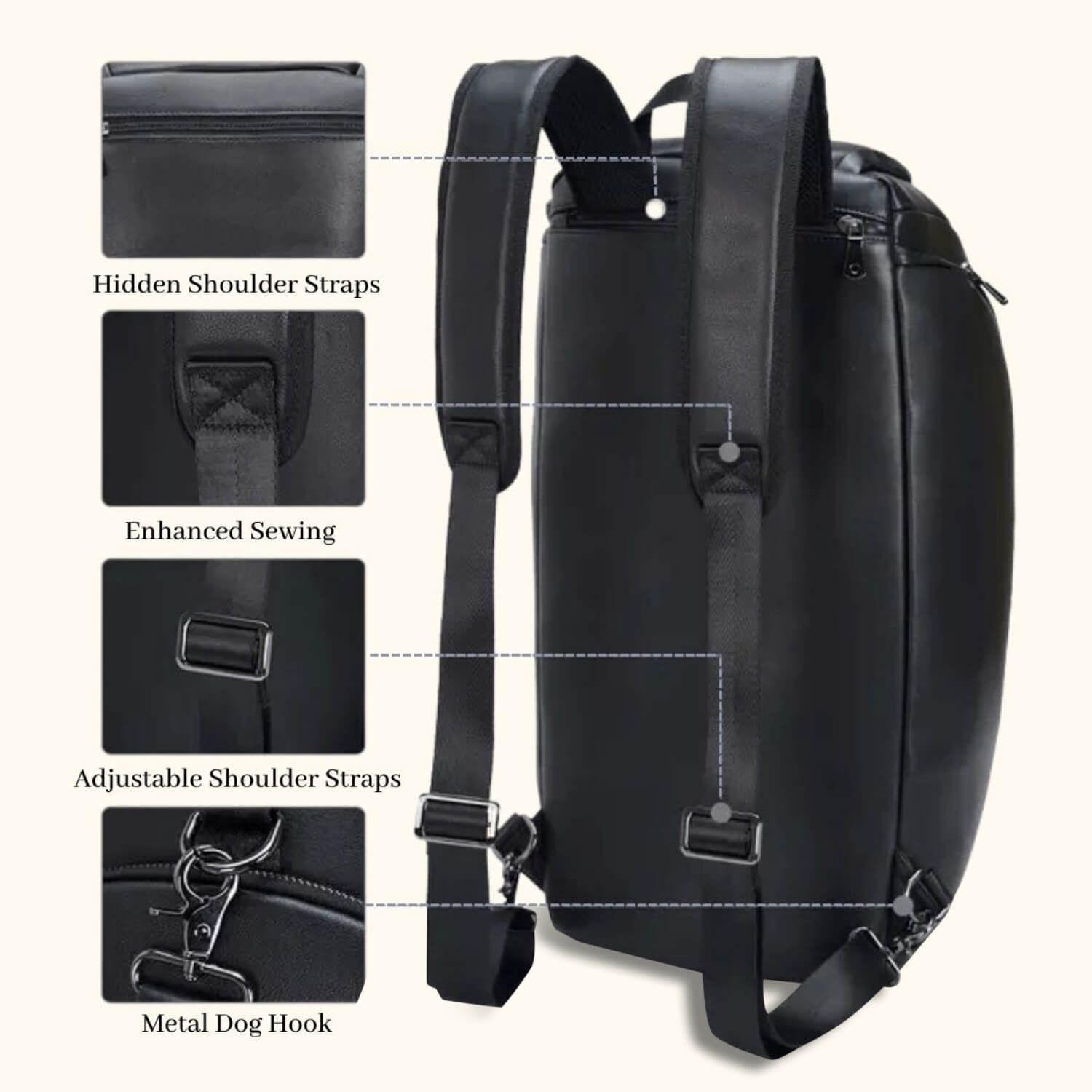 The Multifunction - Travel Duffel Backpack – Western Leather Goods