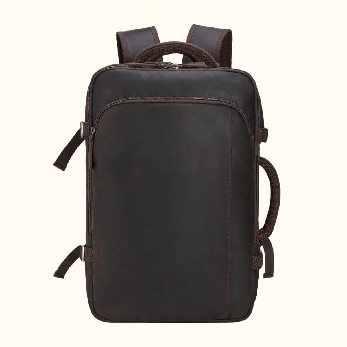 The Stetson Peak - Expandable Mens Leather Backpack – Western Leather Goods