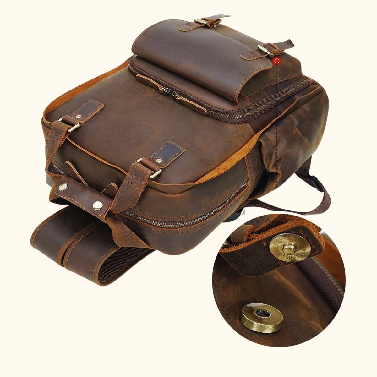 The Outlaw - Leather Backpack – Western Leather Goods