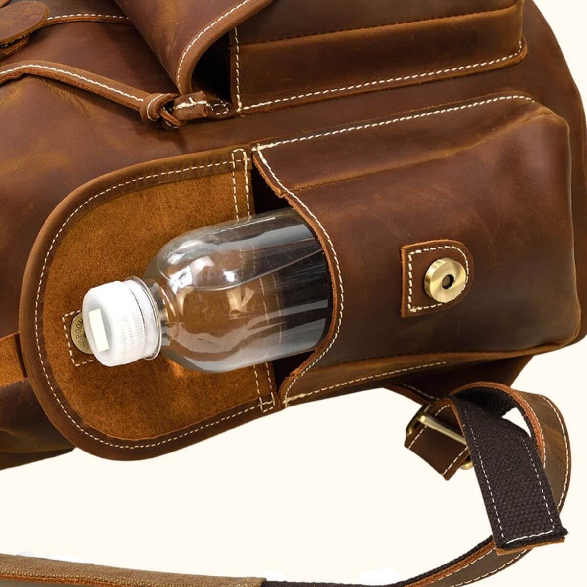 The Worn Whip – Genuine Leather Rucksack – Western Leather Goods